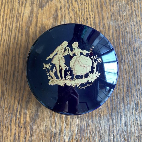 Limoges | Art | Vintage Porcelain Trinket Box Limoges Castel Cobalt ...